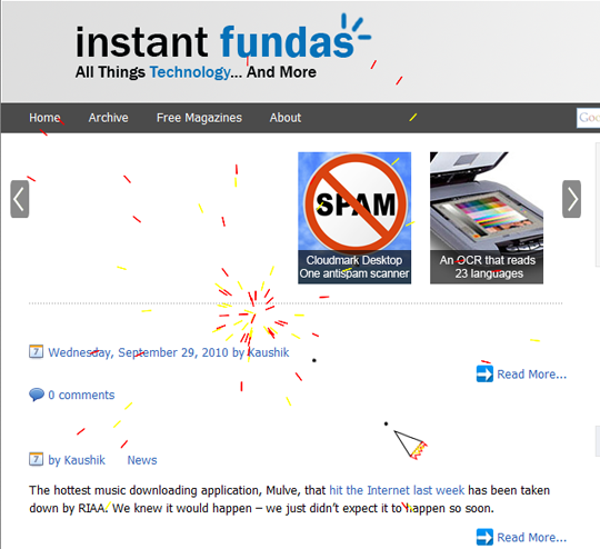 Destroy entire websites by shooting rockets with a bookmarklet